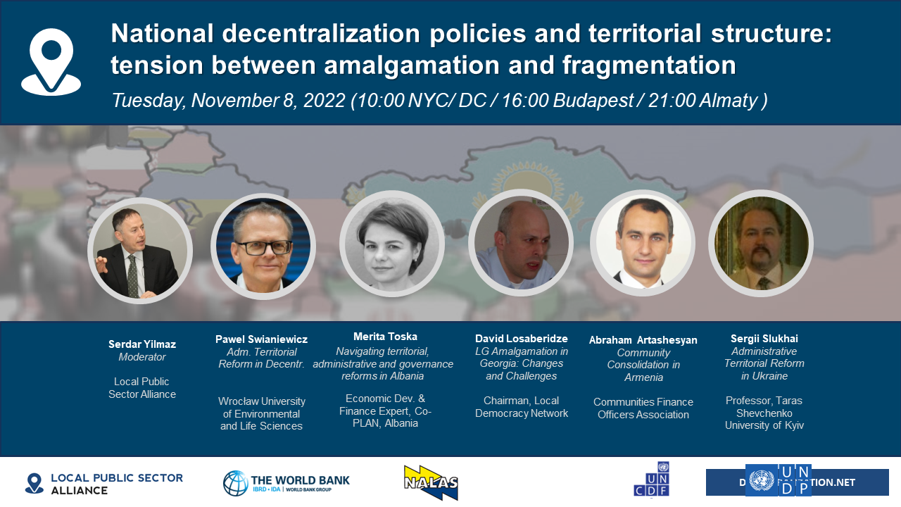 Webinar: National decentralization policies and territorial structure ...