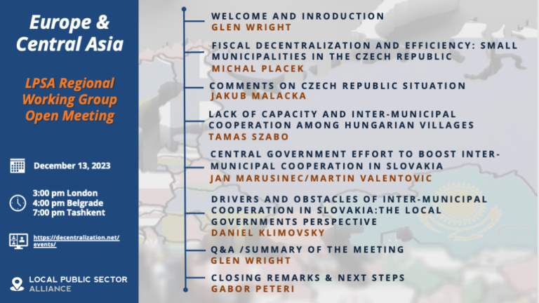 LPSA Expert Working Group on Europe & Central Asia – Open Meeting ...