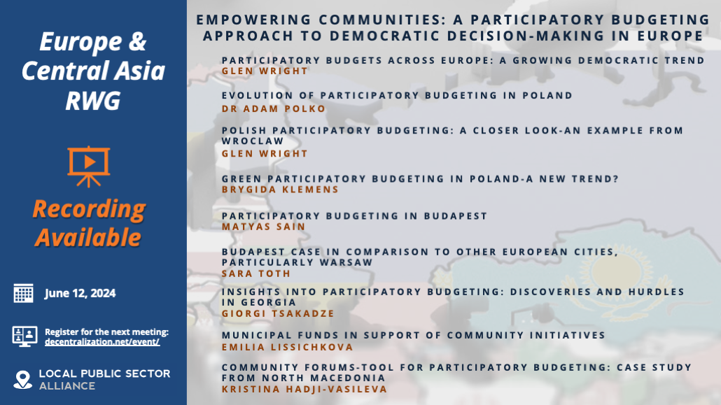 LPSA Expert Working Group on Europe & Central Asia – Open Meeting ...